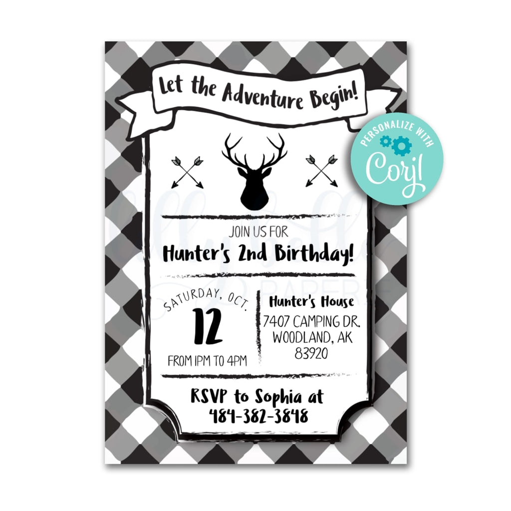 Birthday Tagged "Invitations" - LillyBellePaperie